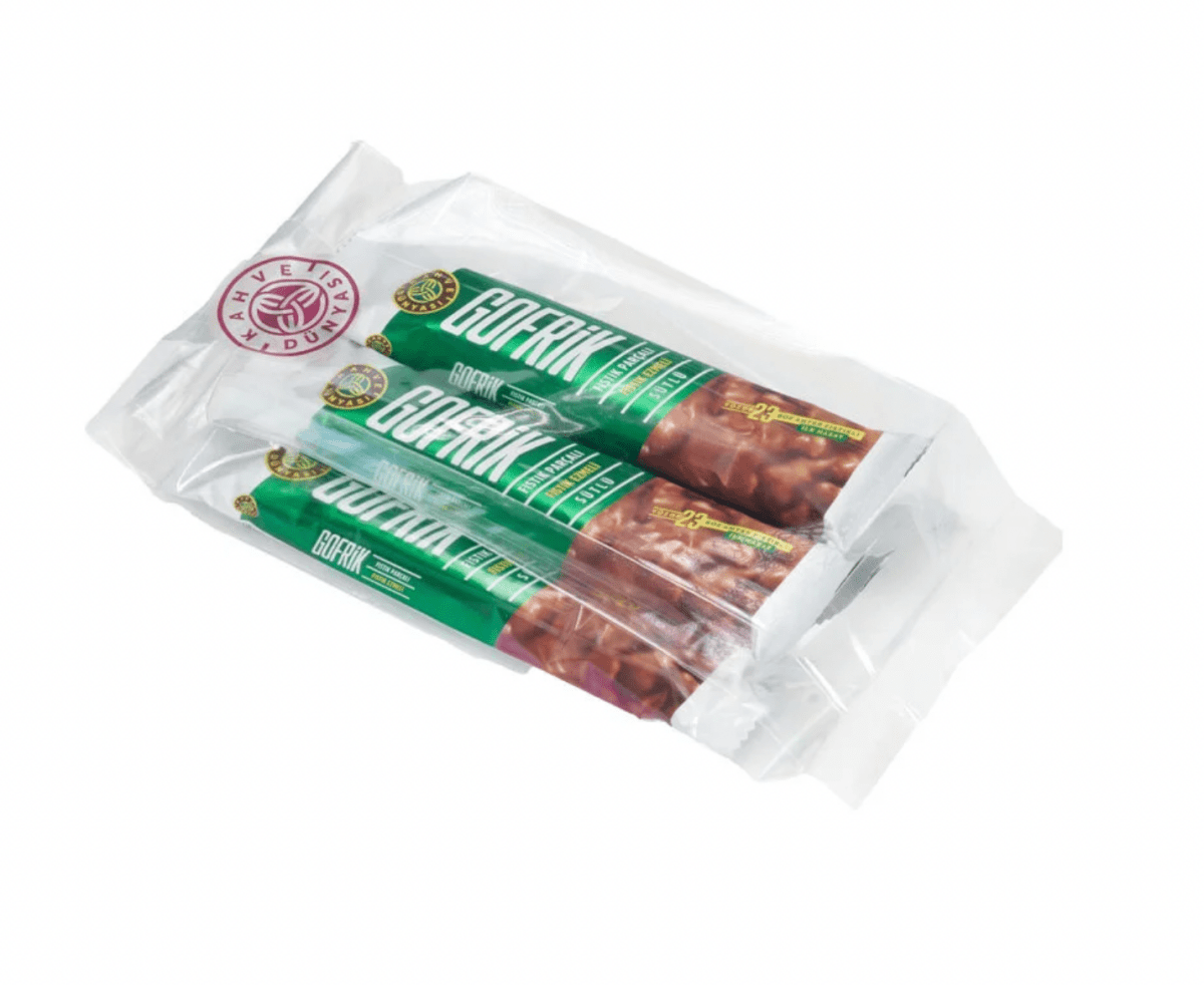 Kahve Dunyasi Gofrik Milk Chocolate Pistacchio Wafer 1.16oz, 5 pieces ...