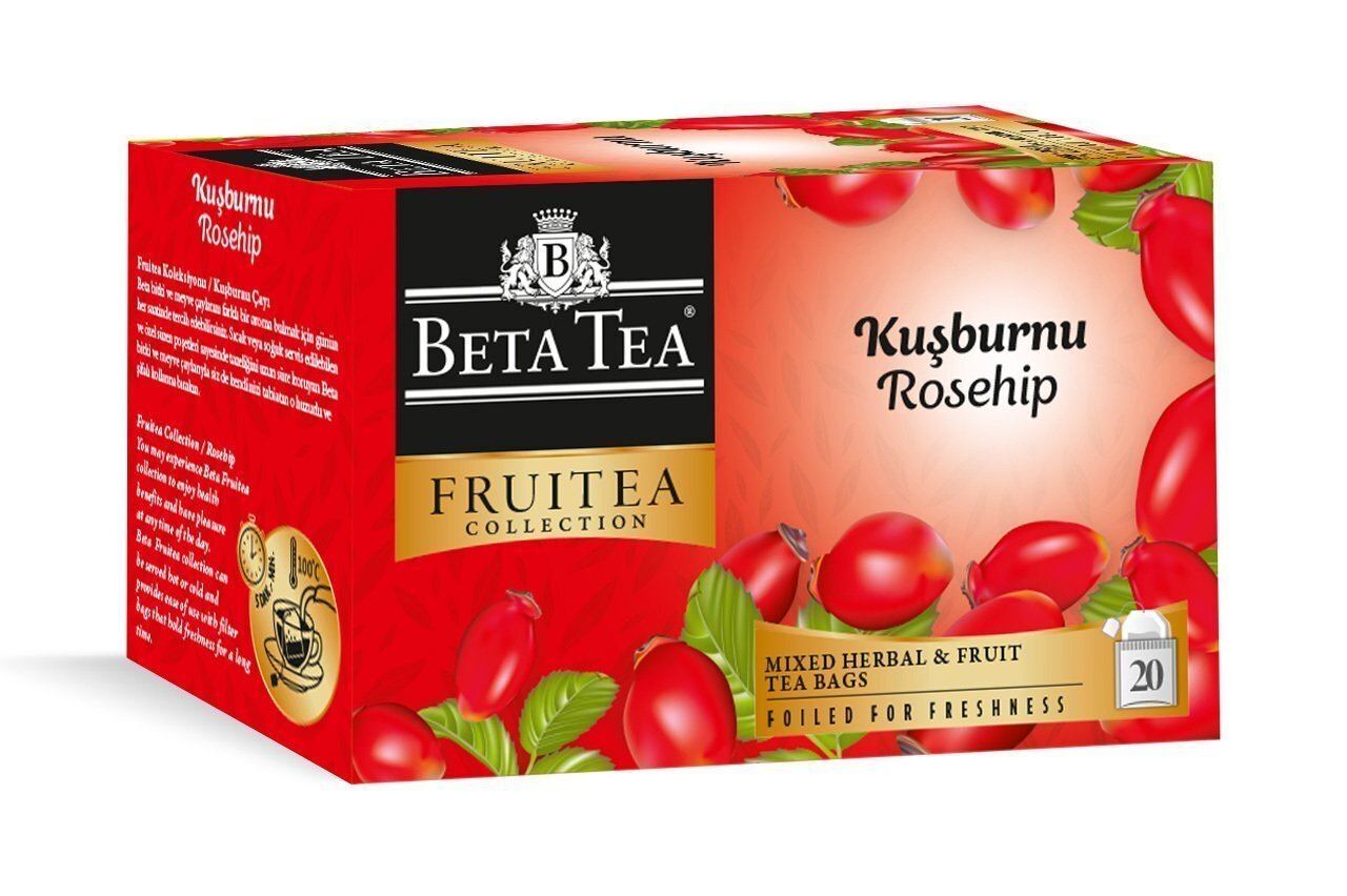 Beta Tea Rosehip Fruit Tea - 20 Tea Bags – Turkish Gift Buy