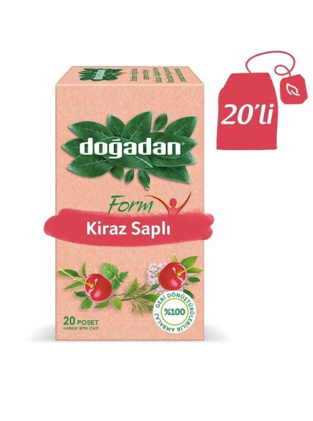 Dogadan Mixed Herbal Form Tea With Cherry Stalks - 20 Tea Bags ...